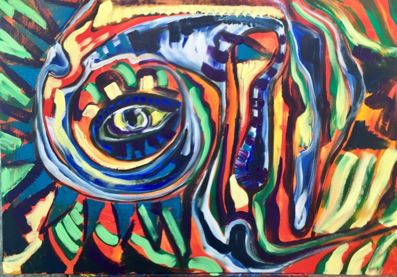 Original Abstract Paintings from Portland Art Galleries - DemotiX