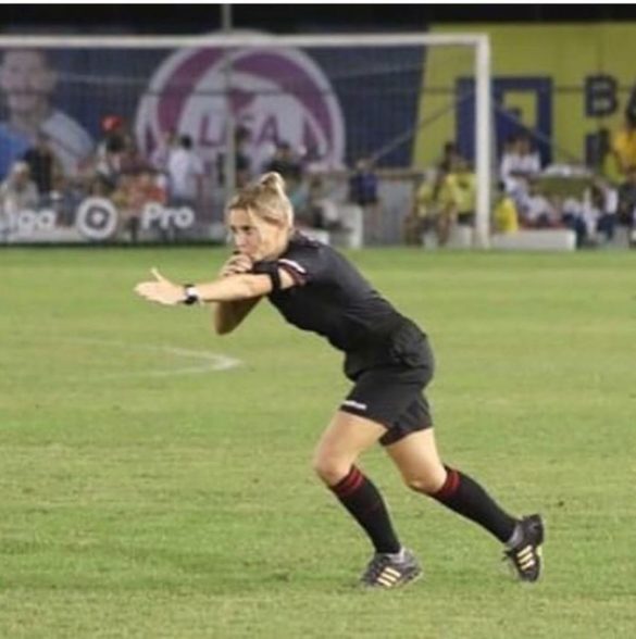 Female Referee Fernanda Colombo - Demotix.com