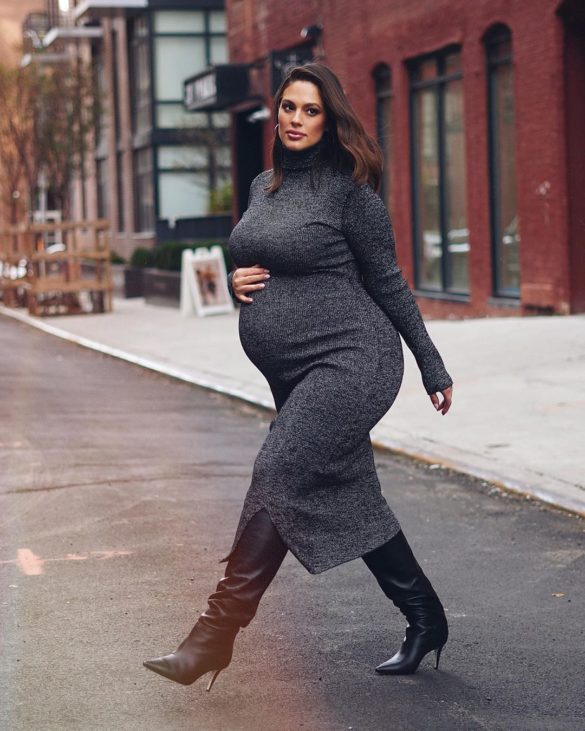 It's a Boy! Plus-Size Model Ashley Graham Gives Birth to Her First ...