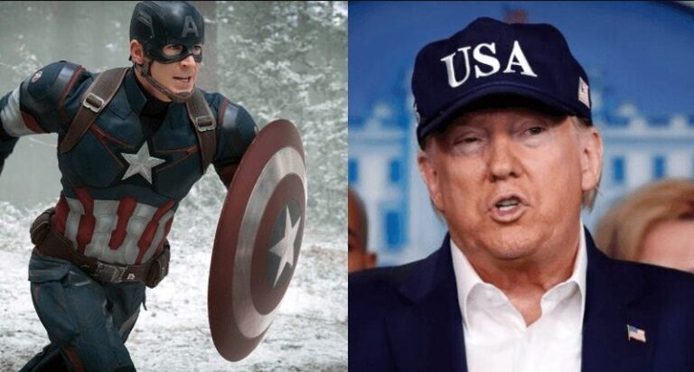 Captain America Accuses Donald Trump of Cowardice!