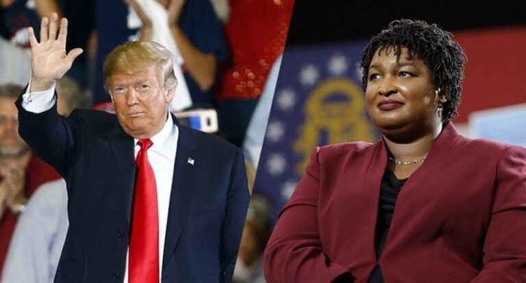 President Donald Trump Joins Attacks on Stacey Abrams