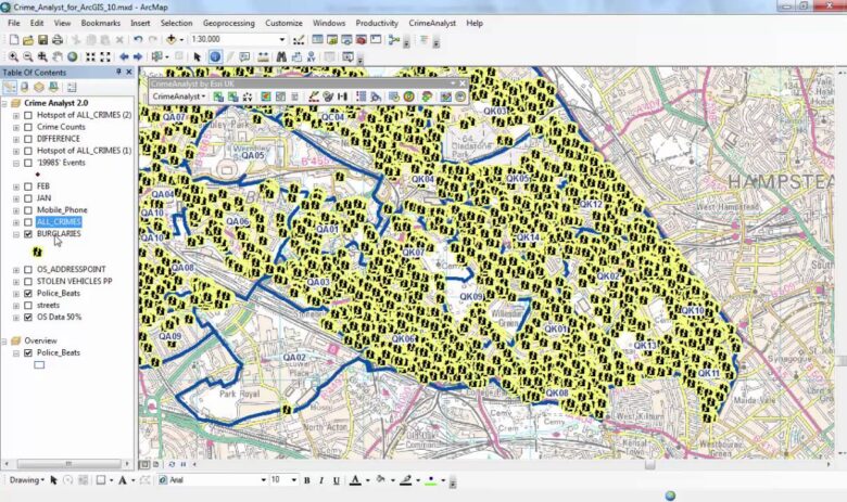The Role of GIS and New Technologies in Crime Detection and Prevention