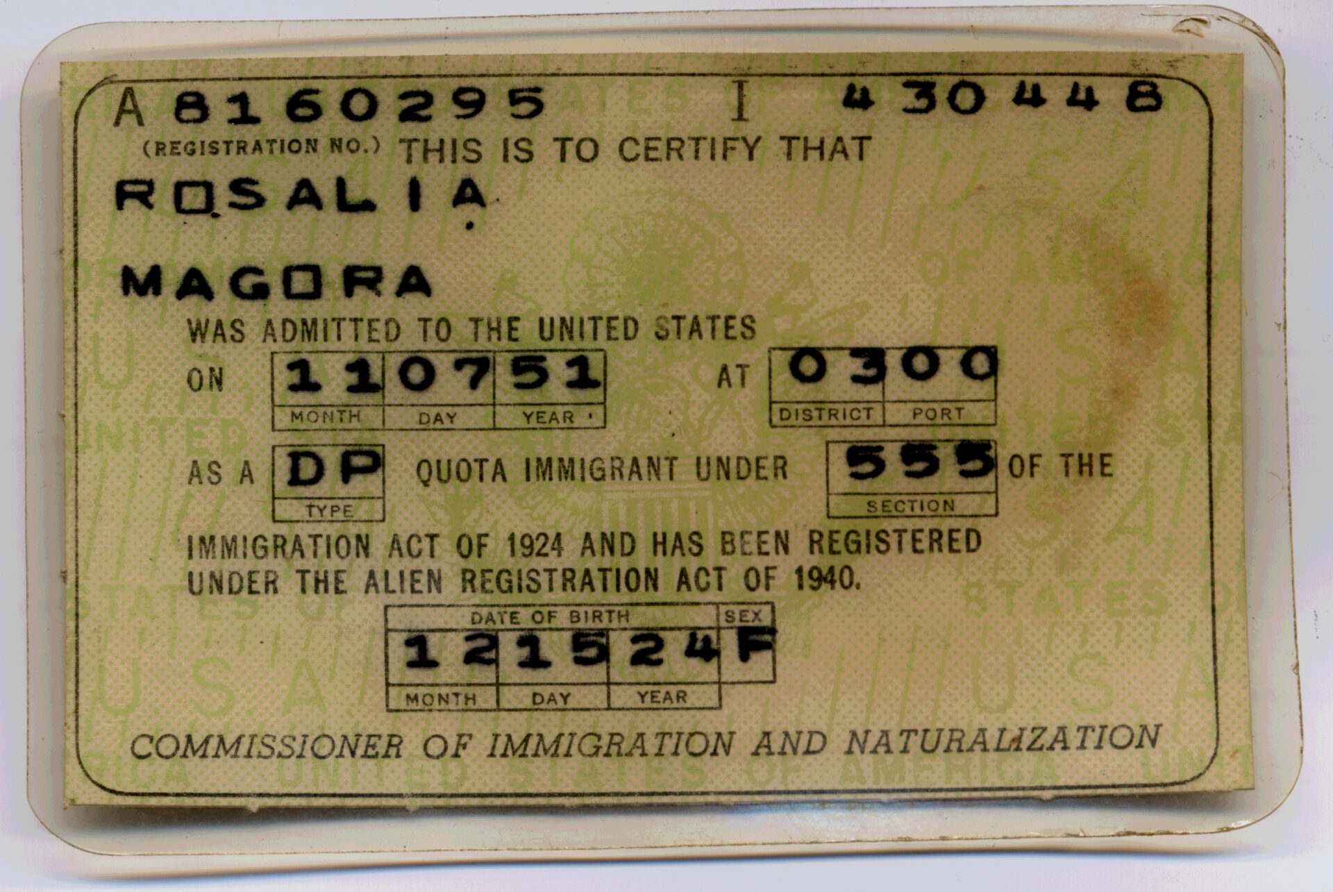 Learning the History of the Green Card - Demotix.com