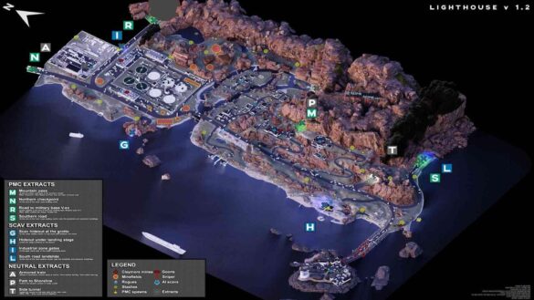 Tarkov Lighthouse Map Guide for Beginners 2024 - Demotix.com