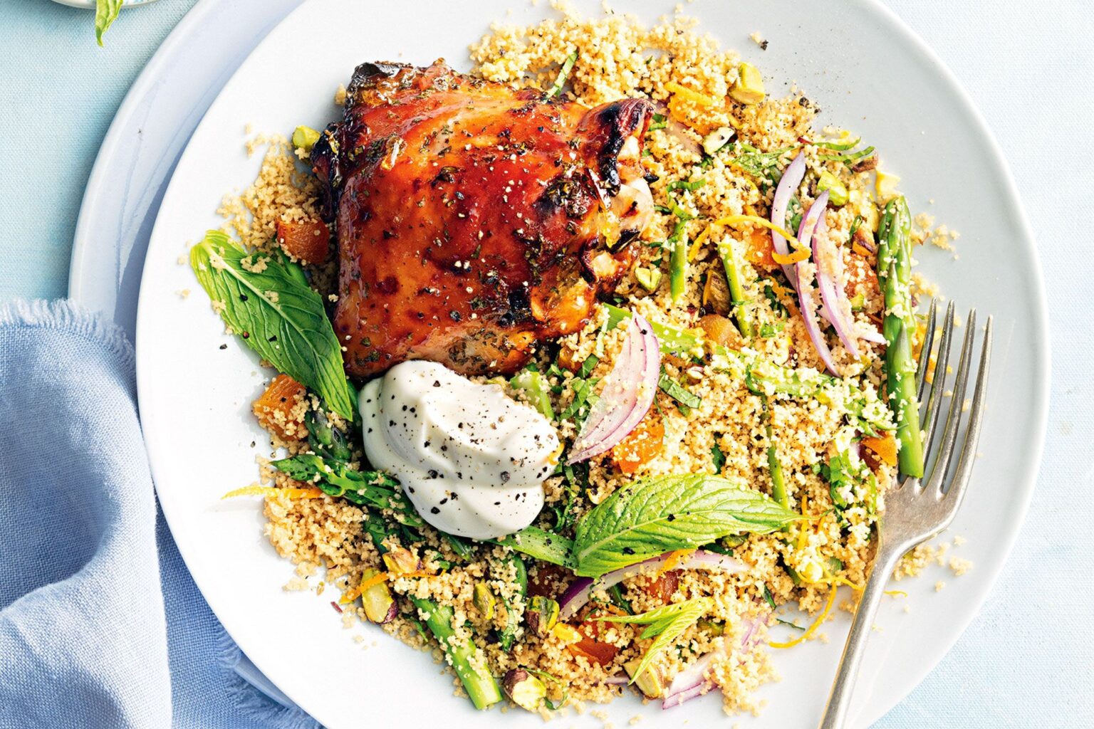 Couscous with Orange Chicken and Pistachios Recipe - Demotix.com